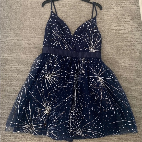 Windsor | Dresses | Windsor Navy Blue Jessie Prom Party Dress | Poshmark